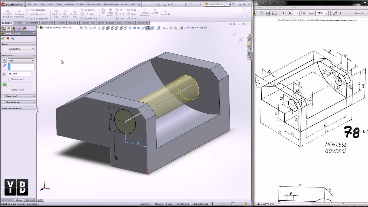 SolidWorks Örnek Uygulamalar - YouTube