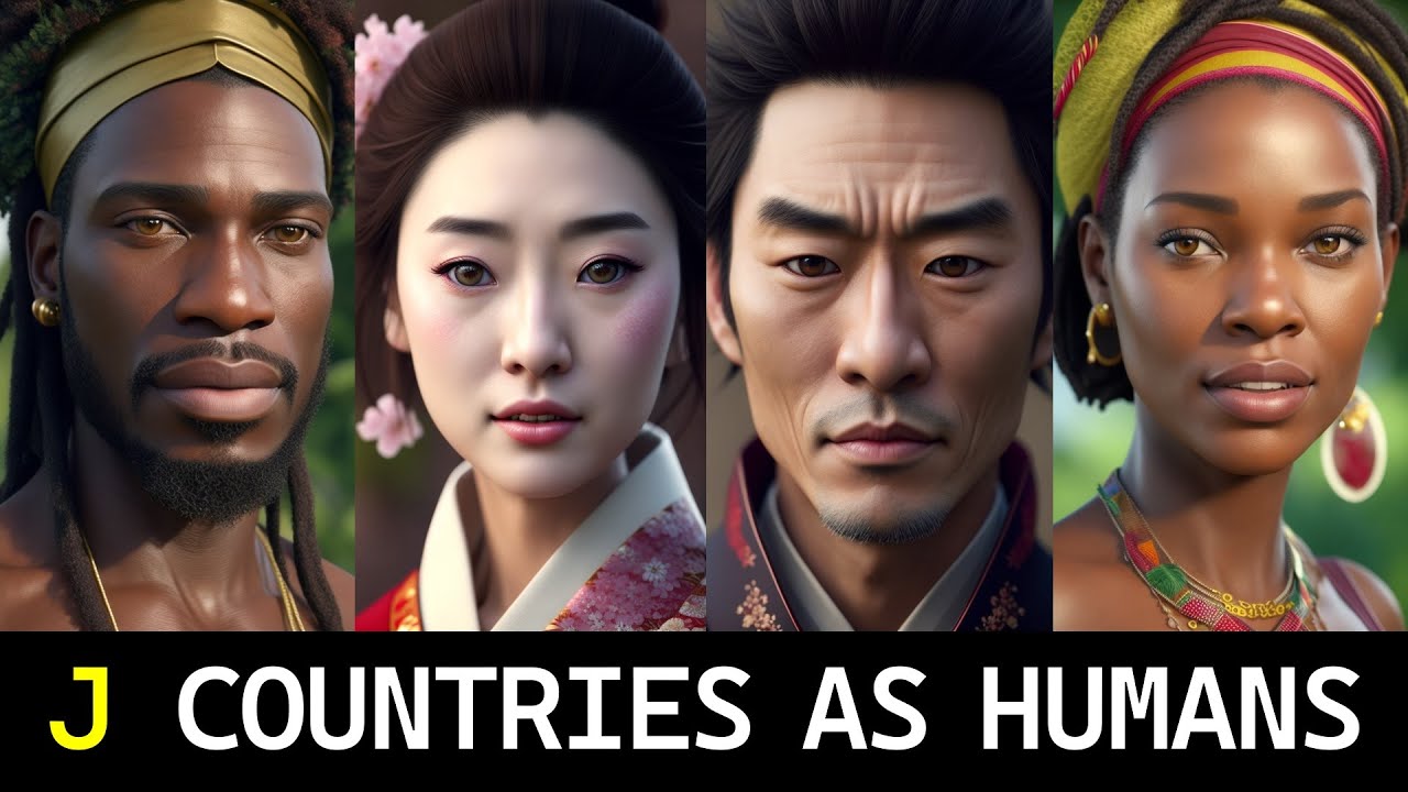 Ai generated people as countries [J countries] - YouTube