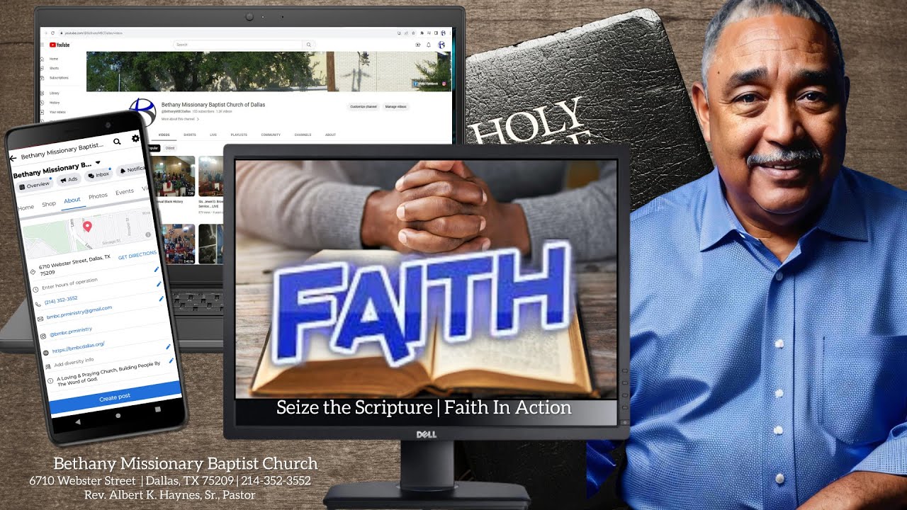 Seize the Scripture | Faith In Action | Rev. Albert K Haynes Sr - YouTube