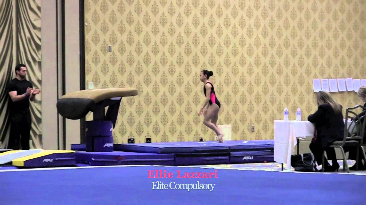 Las Vegas Elite Qualifier - Compulsory - Ellie Lazzari - Vault - YouTube