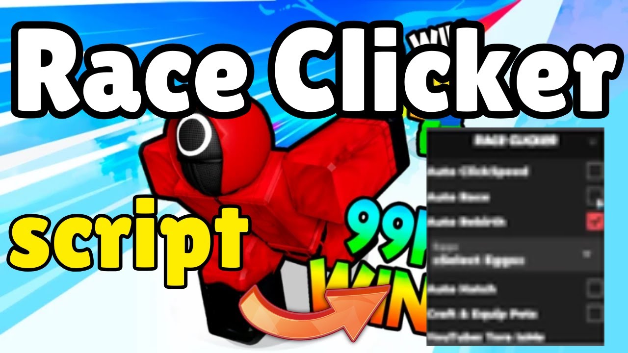 [OP] RACE CLICKER Script 🚀 | AUTO WIN🏆 + INFINITE SPEED⚡ + AUTO FARM 💥 ...