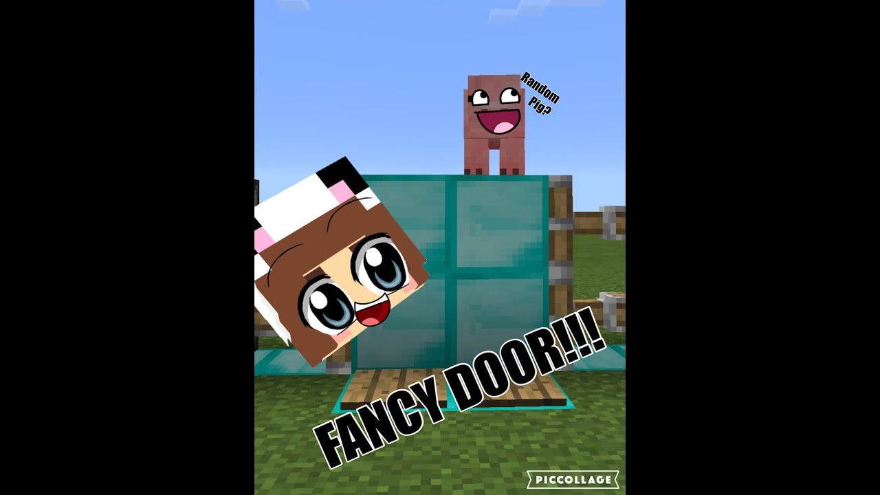 How to Make a Fancy Door in Minecraft!! - YouTube