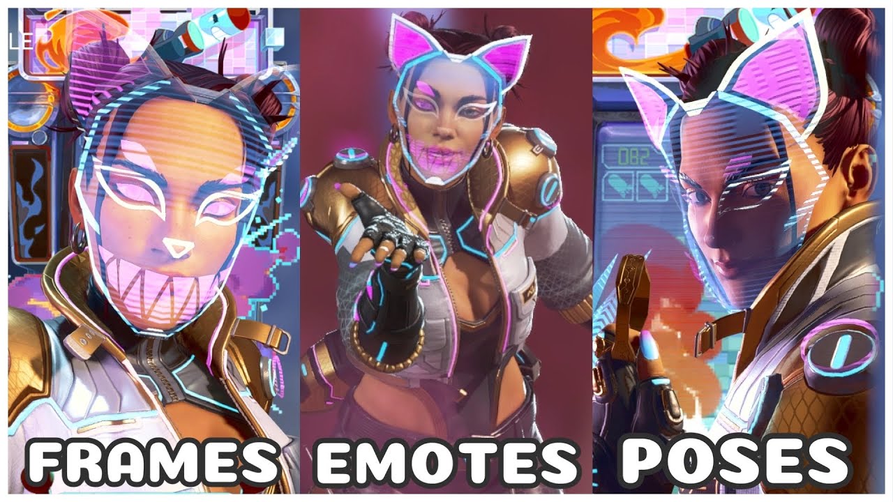 Frames, Emotes, and Poses with Loba's Demon Claws Skin - Apex Legends ...