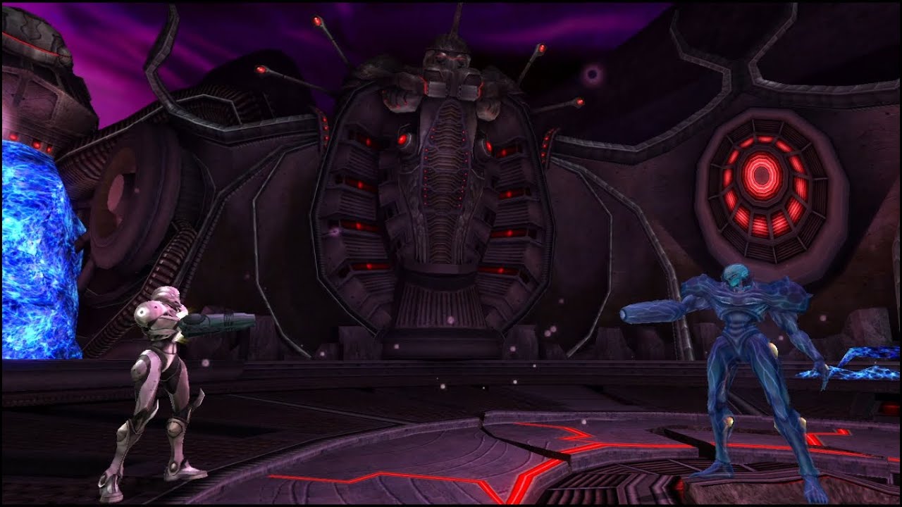 Metroid Prime 2: Echoes - Final Boss: Emperor Ing and Dark Samus ...