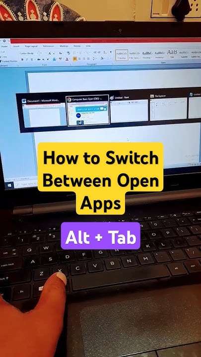 How to Switch Between Open Apps! (Alt + Tab) #shorts #windows #computereducation - YouTube