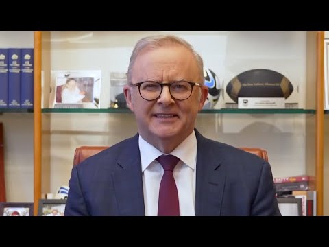 Anthony Albanese records video message for teenagers ahead of social media ban