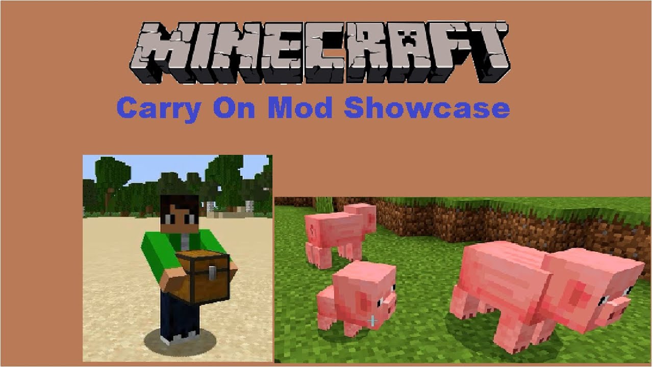 Carry On Mod | Minecraft Mod Showcase - YouTube