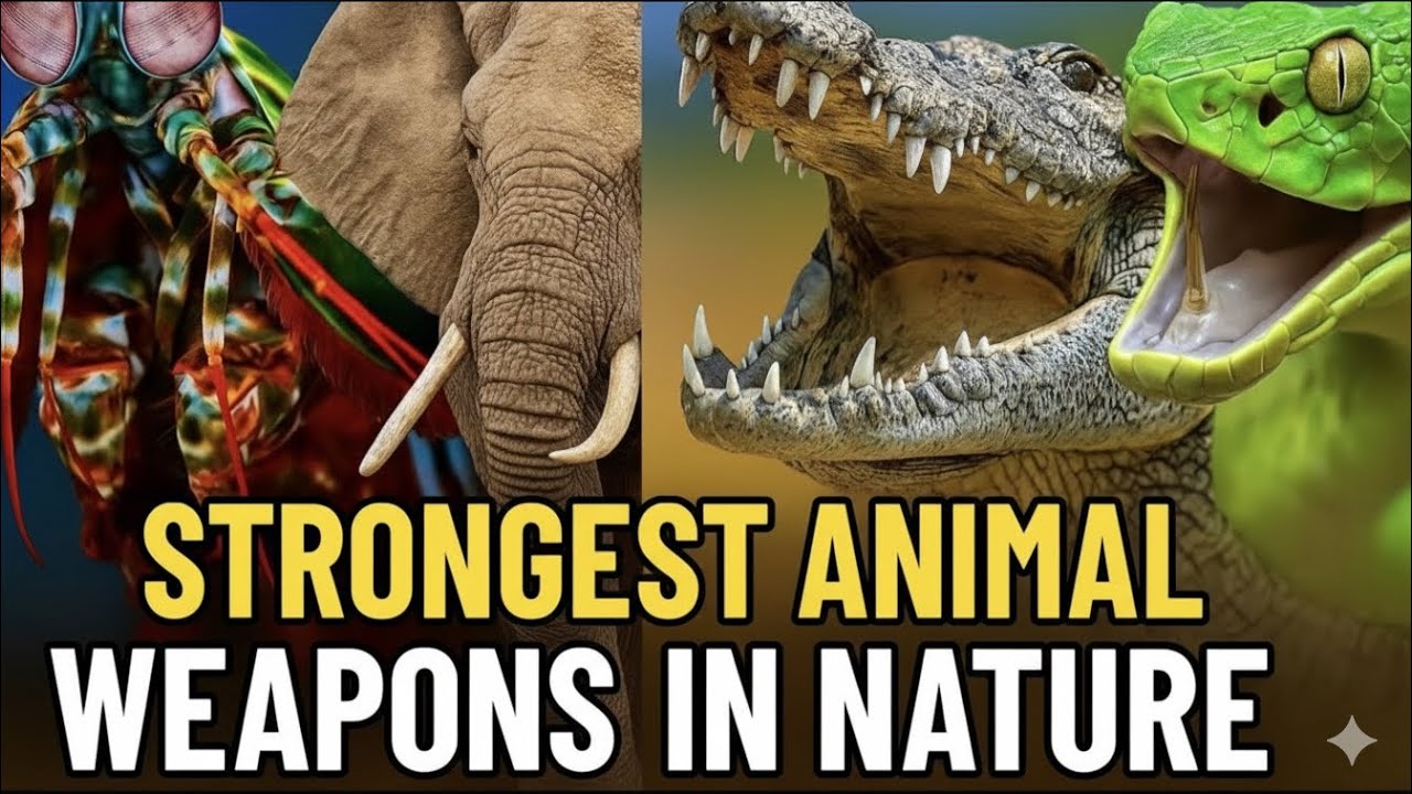 Strongest Animal Weapons in NatureTop 5 Ranked - YouTube