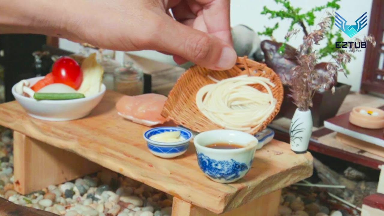 How to Make Japanese Omusoba | Omelette Fried Noodles | Miniature Food ...