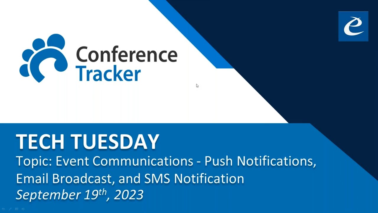 Conference Tracker Tech Tuesdays | Engineerica