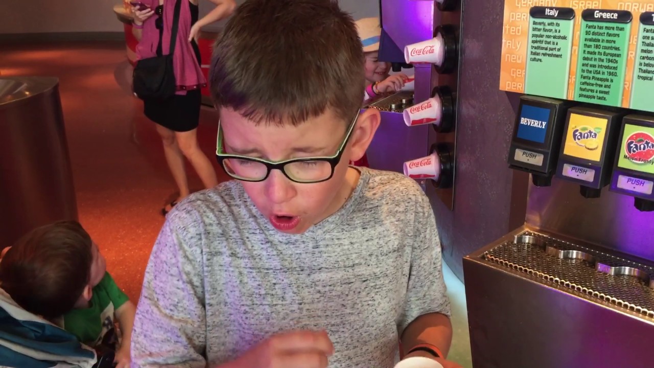 Epcot tasting Beverly at Club Cool - YouTube