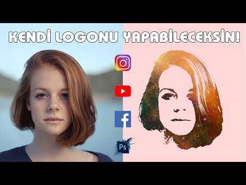 İnstagram Youtube Ve Facebook İçin Yüz Logo Nasıl Yapılır? Face Logo Design Photoshop Ders