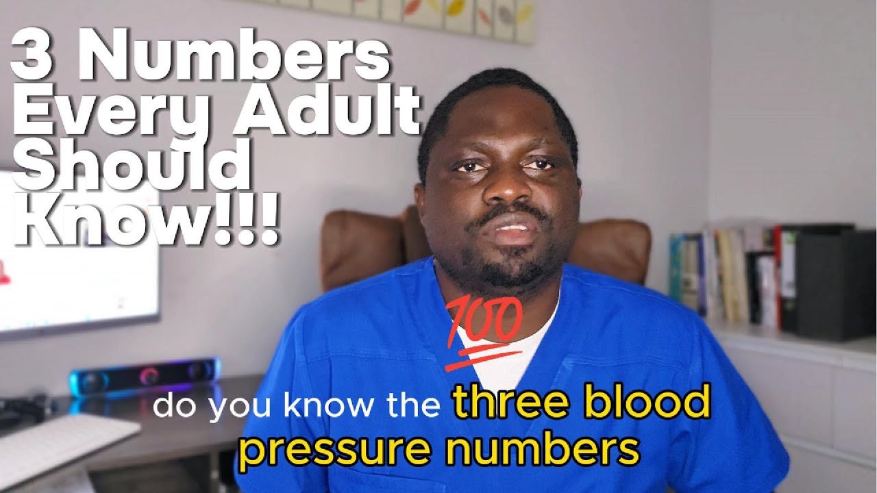 3 Blood Pressure Numbers You MUST Know | Dr Jide - YouTube