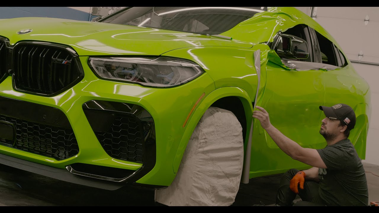 2021 BMW X6M Competition Car Wrap - 3M Vinyl - YouTube