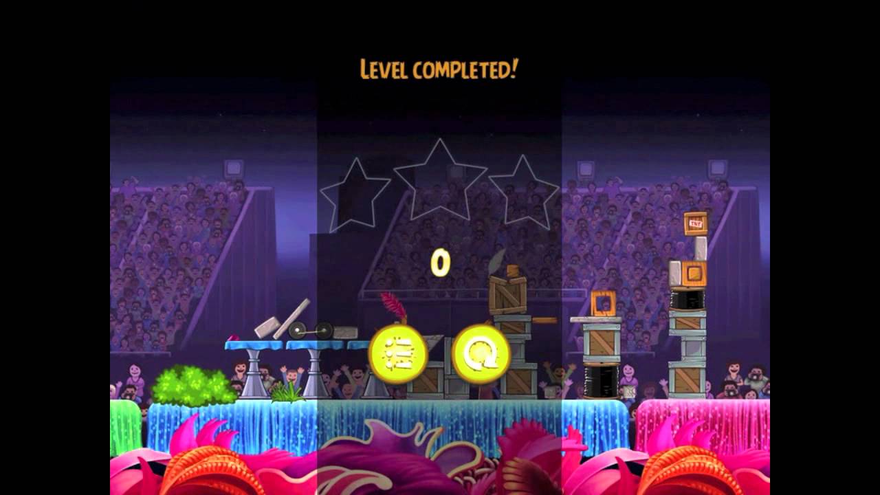 Angry Birds Rio Trophy Room Balloon Walkthrough 3 Star - YouTube