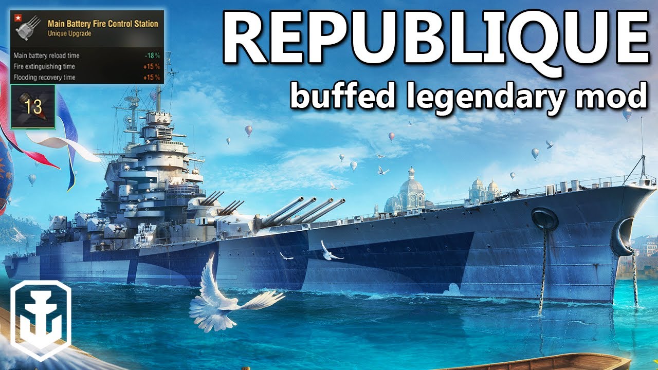 Max DPM Republique Is Even Better Now! (World of Warships) - YouTube