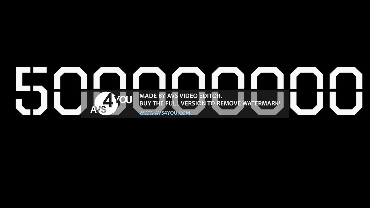 Numbers 999999999 to 0 - YouTube