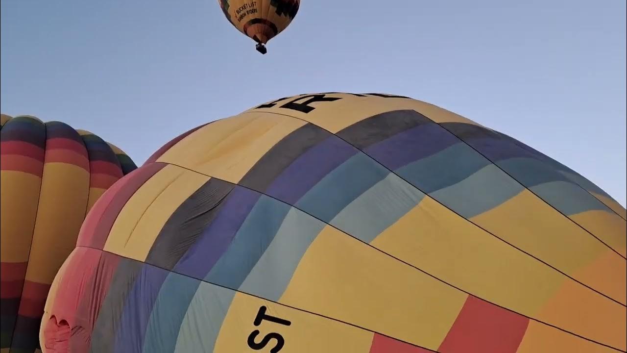 Procedures to lift a big balloon (대형 열기구 작동 절차) - YouTube
