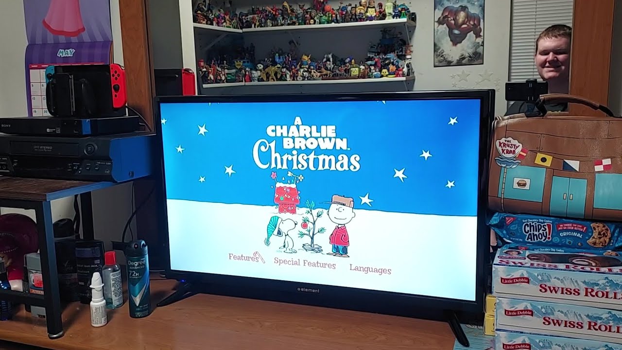 Menu Walkthrough Of Peanuts: A Charlie Brown Christmas Blu-Ray/DVD From ...