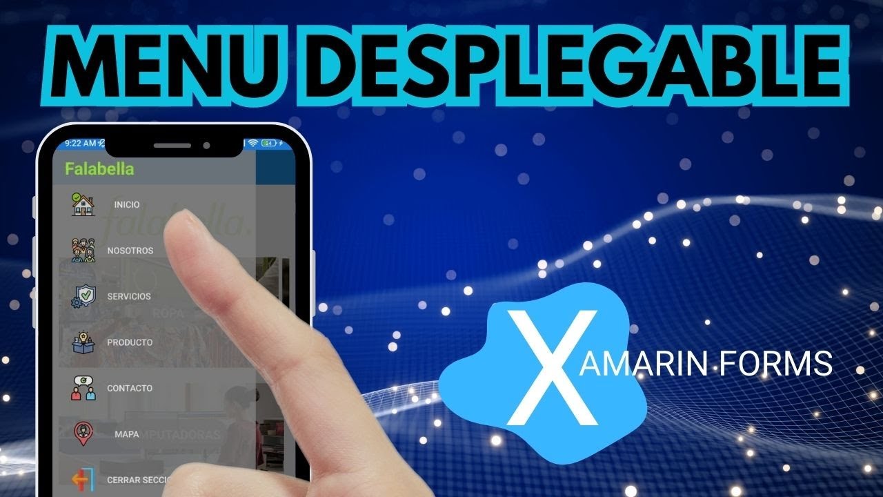 Usar MENU DESPLEGABLE en XAMARIN FORMS ️ - YouTube