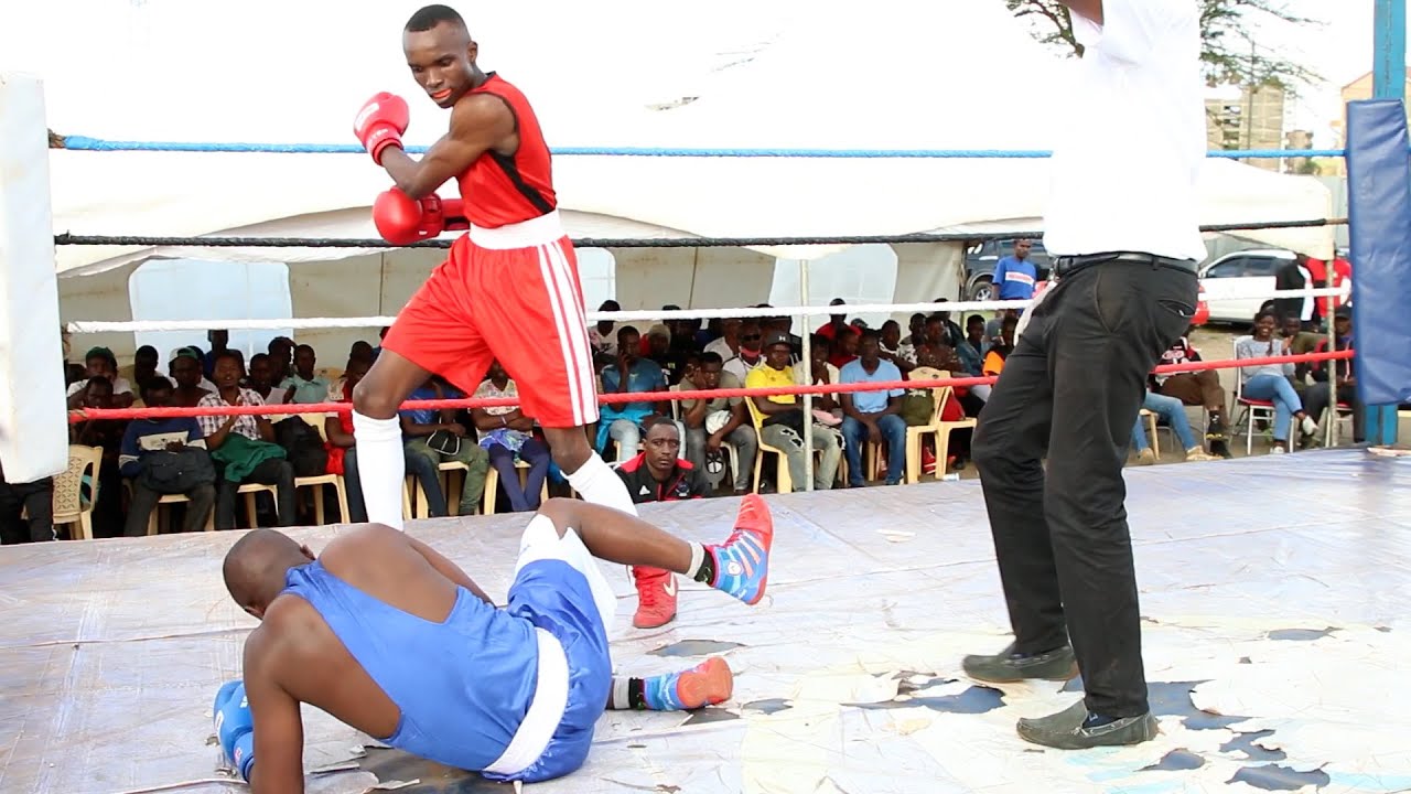 BOXING KENYA DEFENCE FORCE VS NAIROBI COUNTY - YouTube