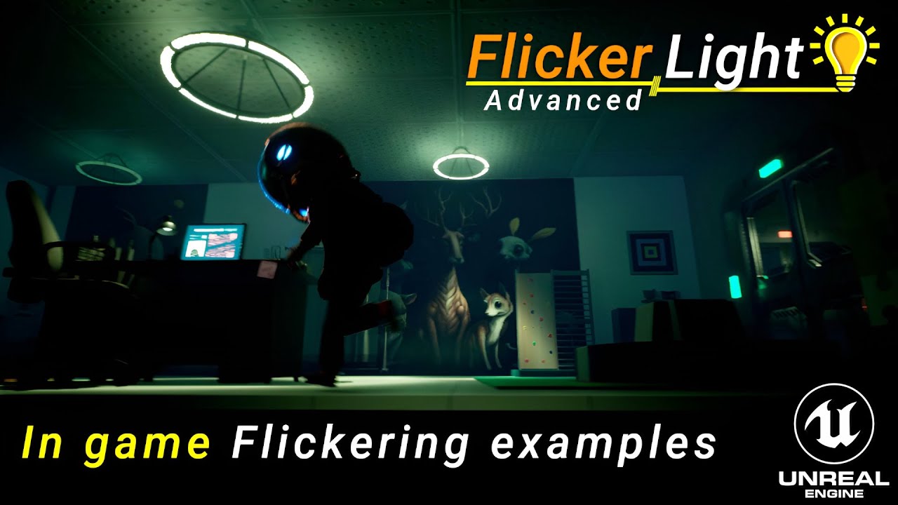 02 - Light Flickerng In game examples Unreal Engine 5 - YouTube