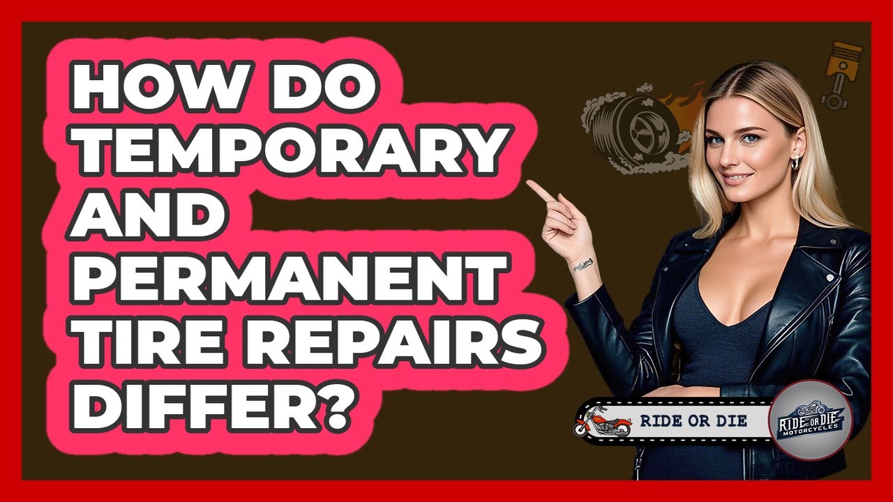How Do Temporary and Permanent Tire Repairs Differ? - YouTube