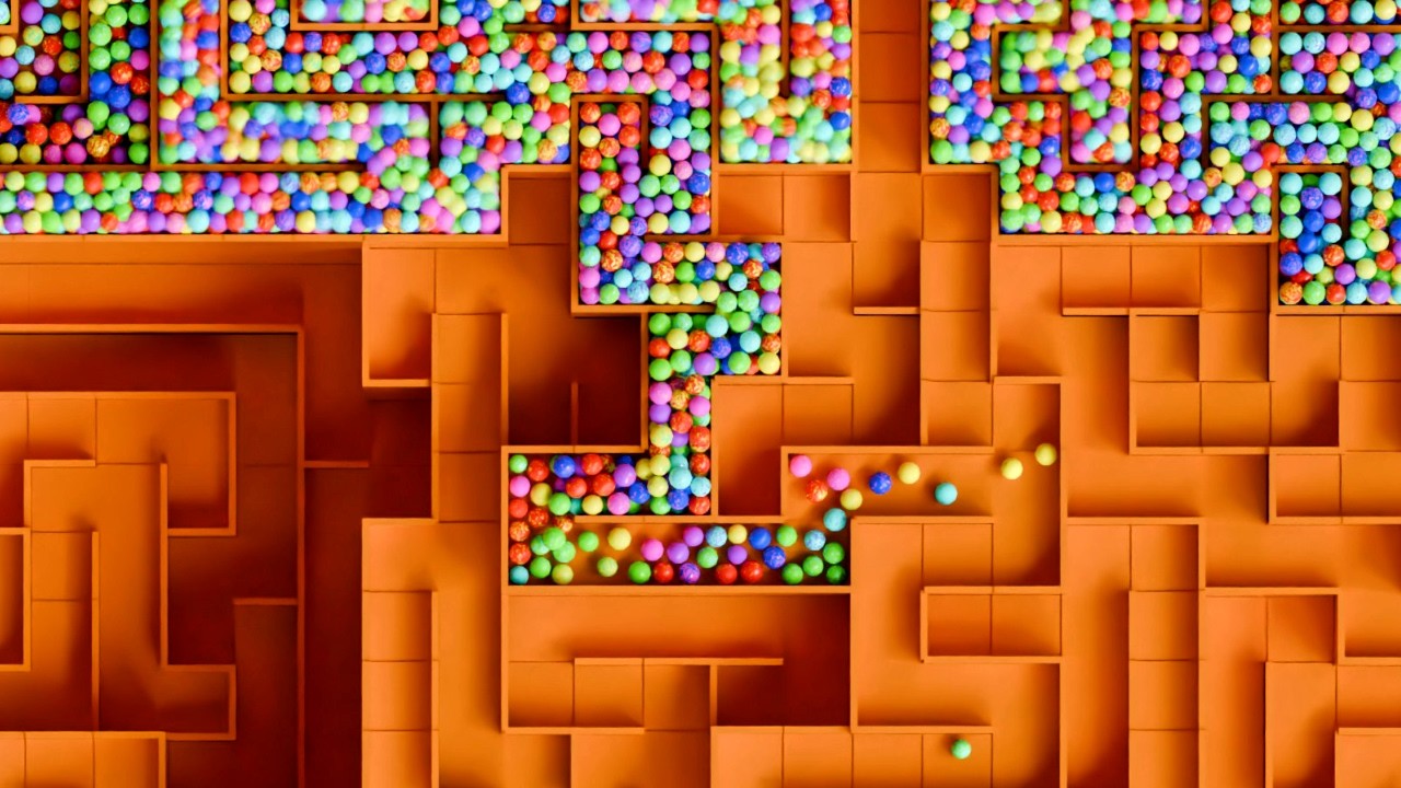 Another Round of Particle Mazes (Compilation) Relaxing Solves to Chill ...