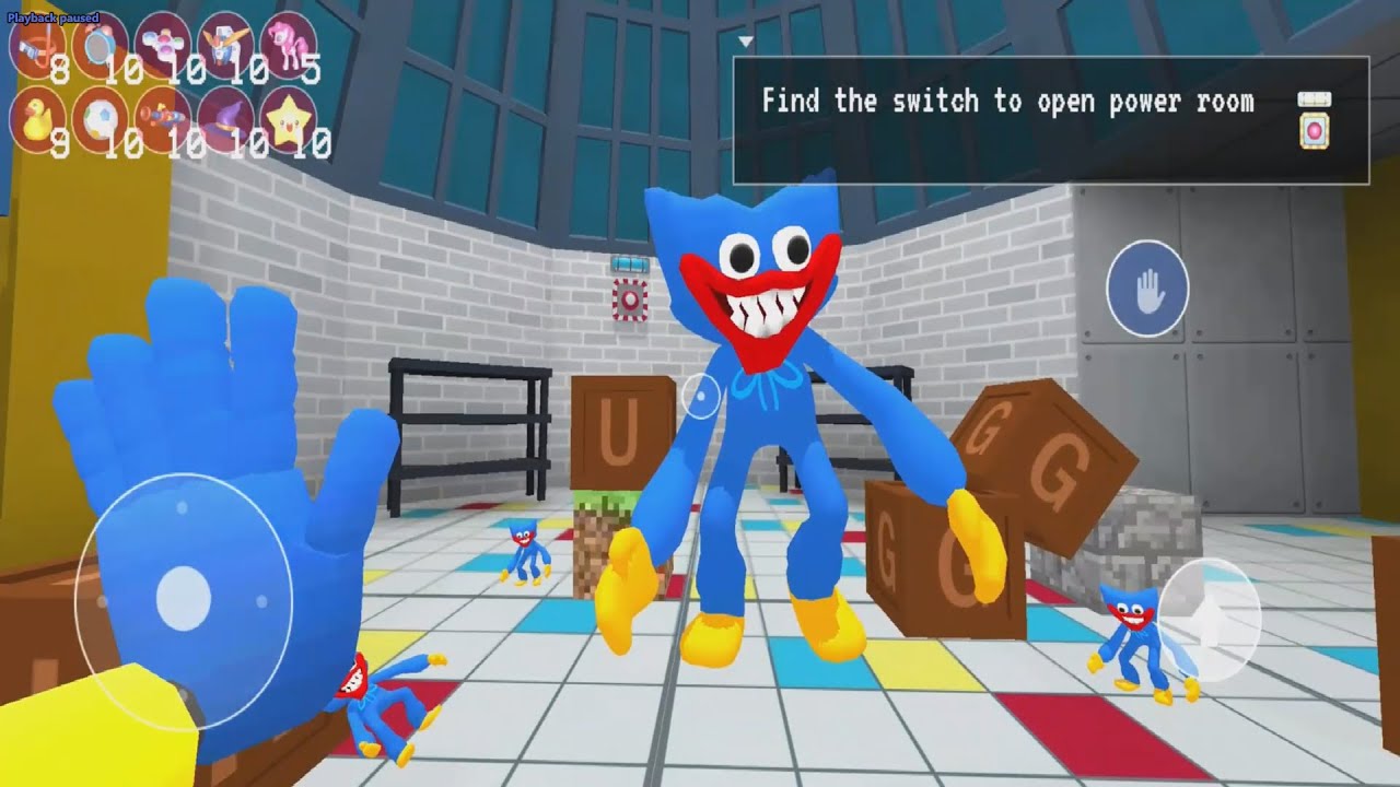 Huggy Escape Blue monster chapter 1 - YouTube