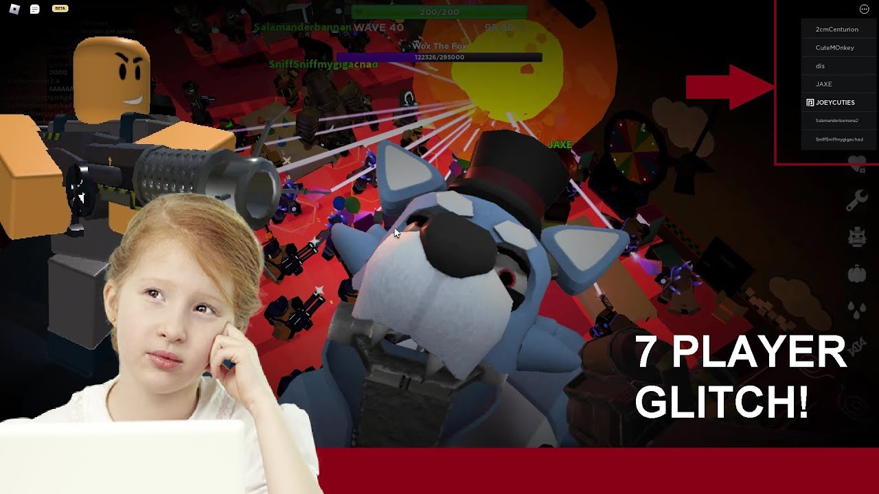 Tower Defense Simulator - Pizza Party Glitch (7++ Player!) - YouTube