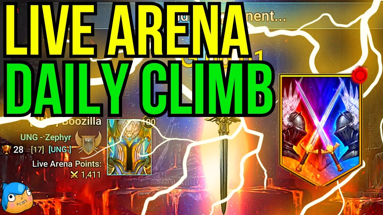 LIVE ARENA END GAME F2P SILVER 2 COMING UP 87% WIN RATE | Raid: Shadow ...