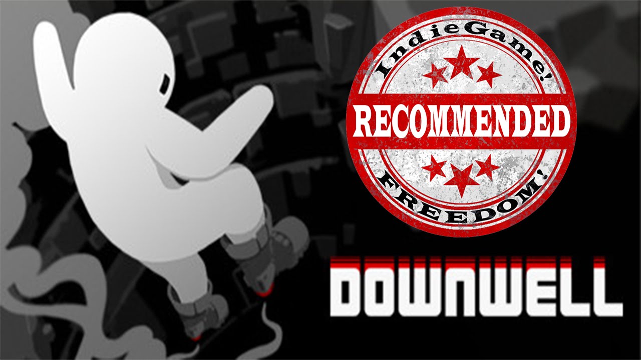 Downwell - Review (Moppin) Devolver Digital - YouTube