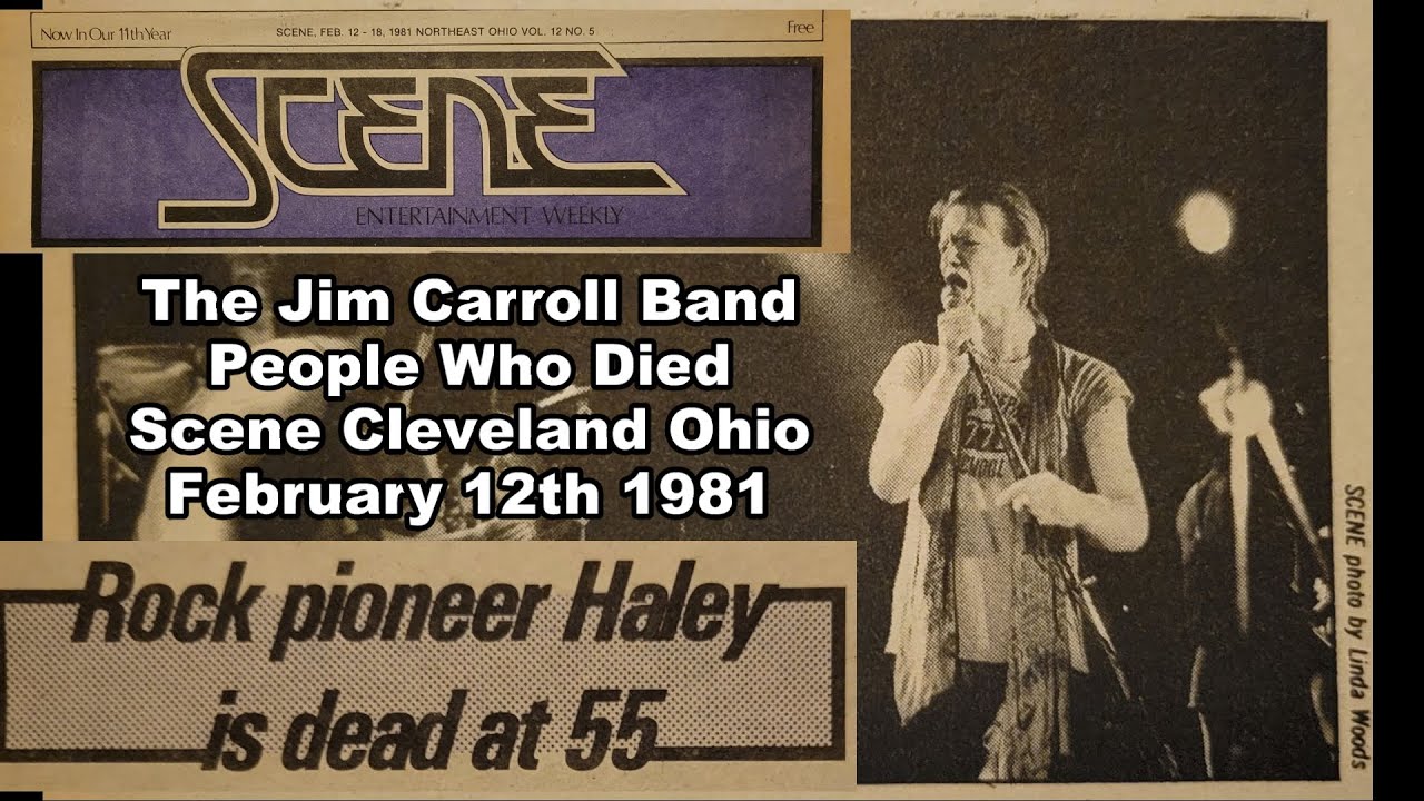 Jim Carroll Band - People Who Died - Scene Cleveland OH 2/12/81 - YouTube
