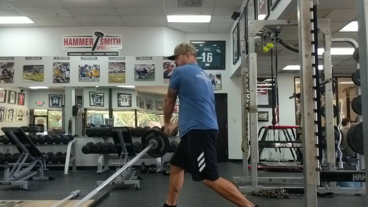 Landmine throw - YouTube