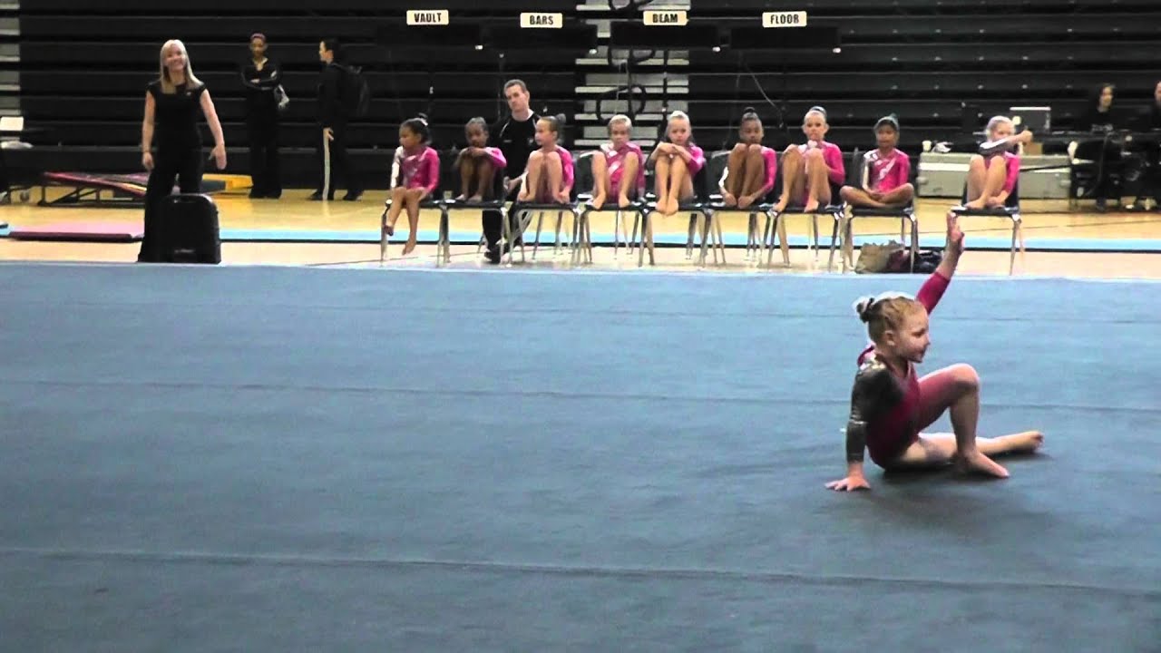 Alaina Nelson Spring Breakout Gymnastics Meet - floor routine - YouTube