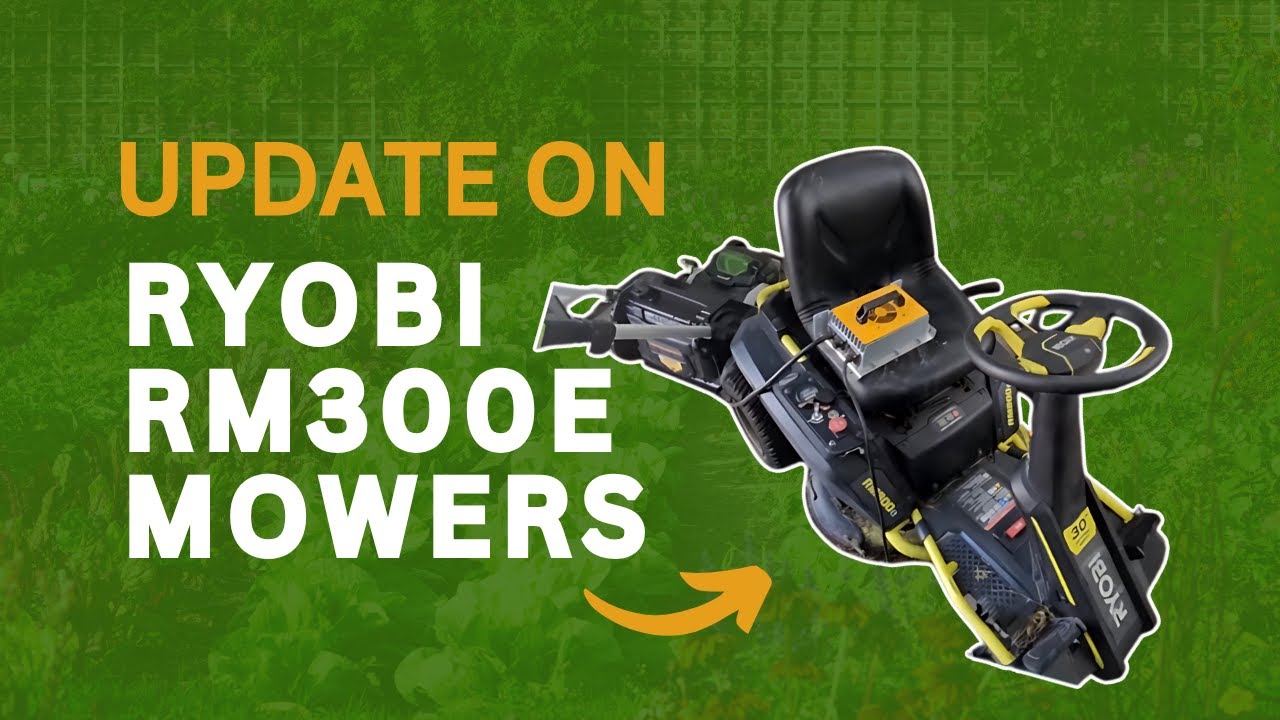 Update on the Ryobi RM300E Mowers - YouTube