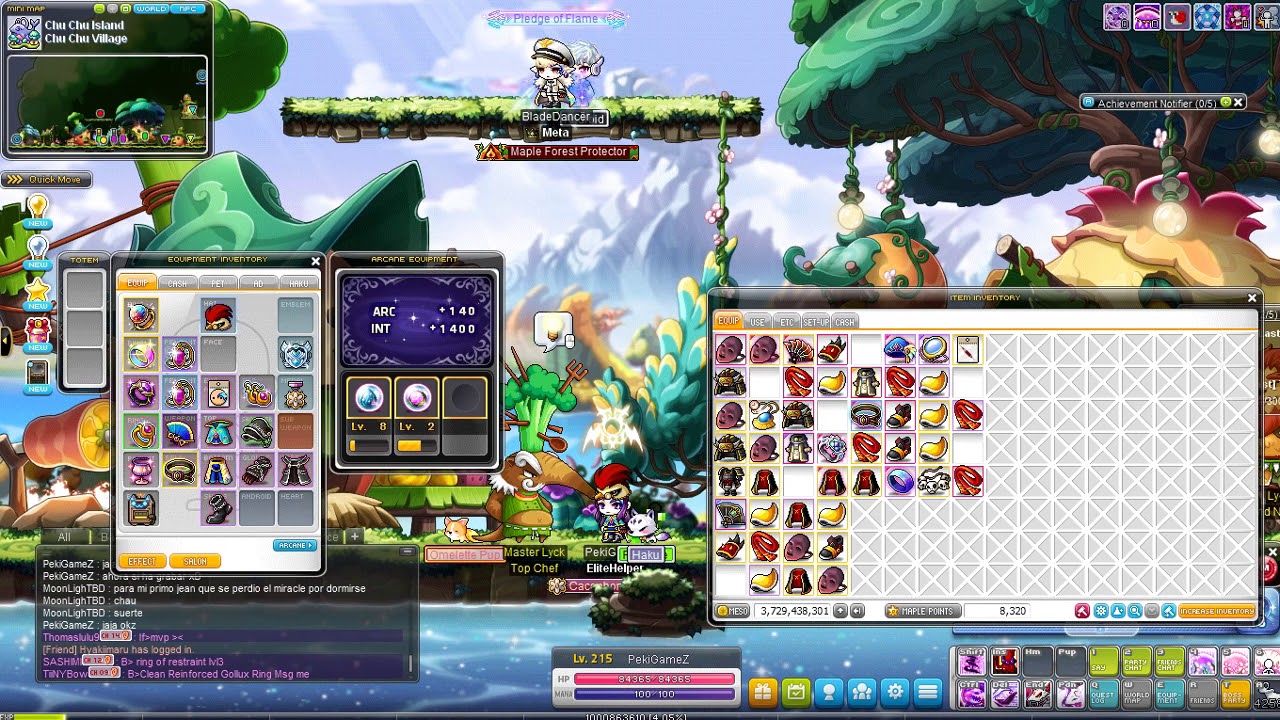 Activar 1 parte Del set absolab y 1 del fafnir usando Hat de Chaos Root ...