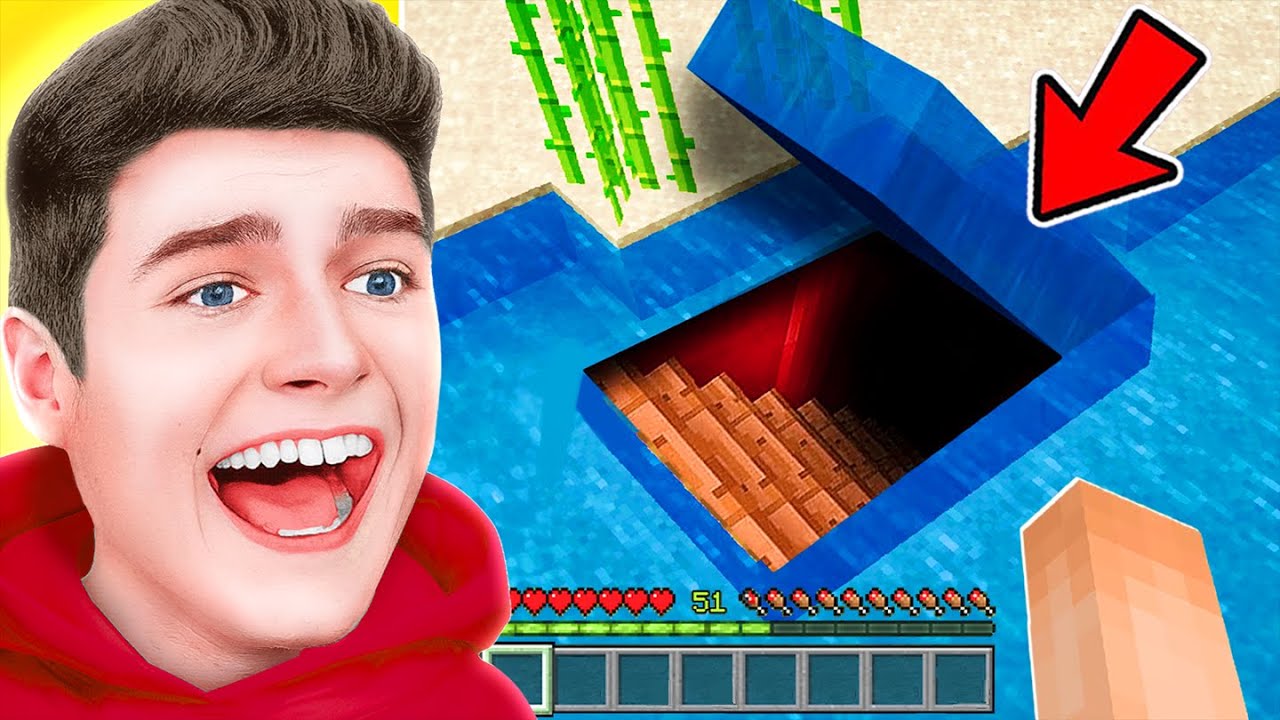 Ich BAUE eine GEHEIME UNTERWASSER BASE auf der YOUTUBER INSEL ...