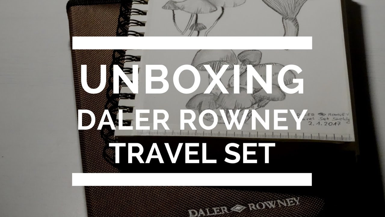 Unboxing: Daler - Rowney Sketching Travel Set - YouTube