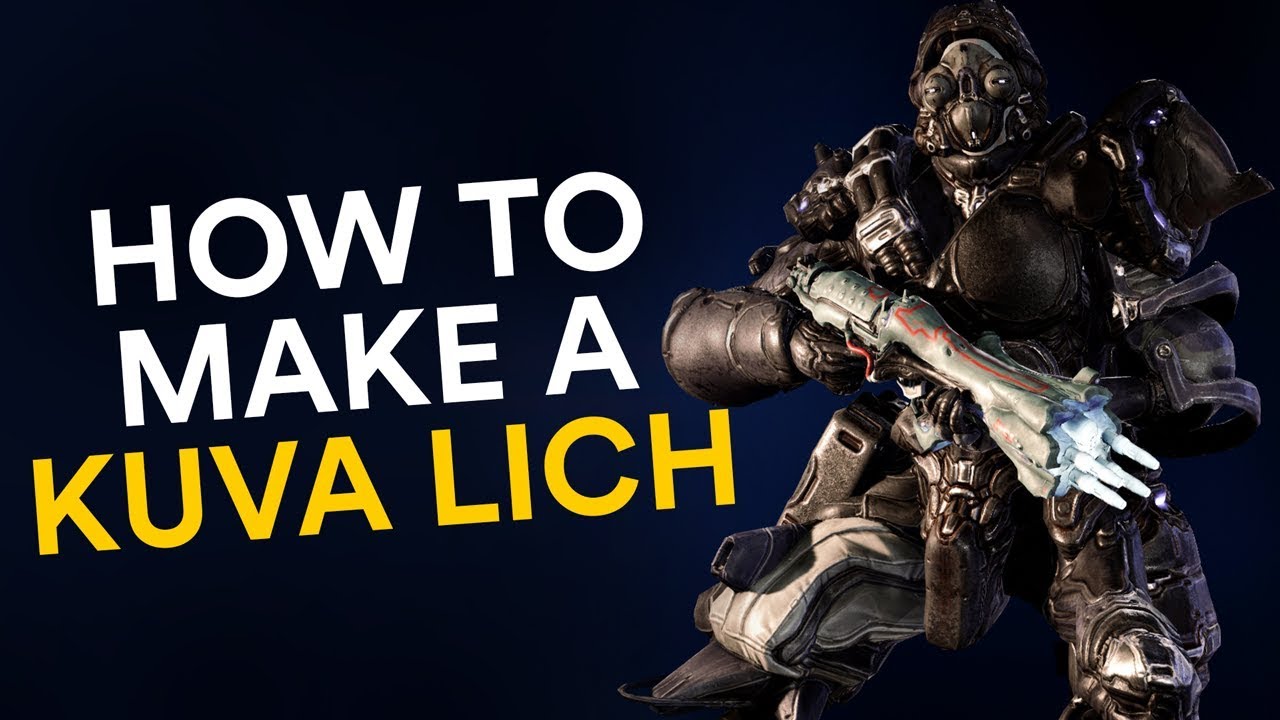 How to create a Kuva Lich Nemesis (Warframe) - YouTube