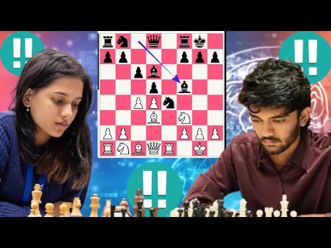 Gukesh Dommaraju vs Divya Deshmukh chess game 10 - YouTube