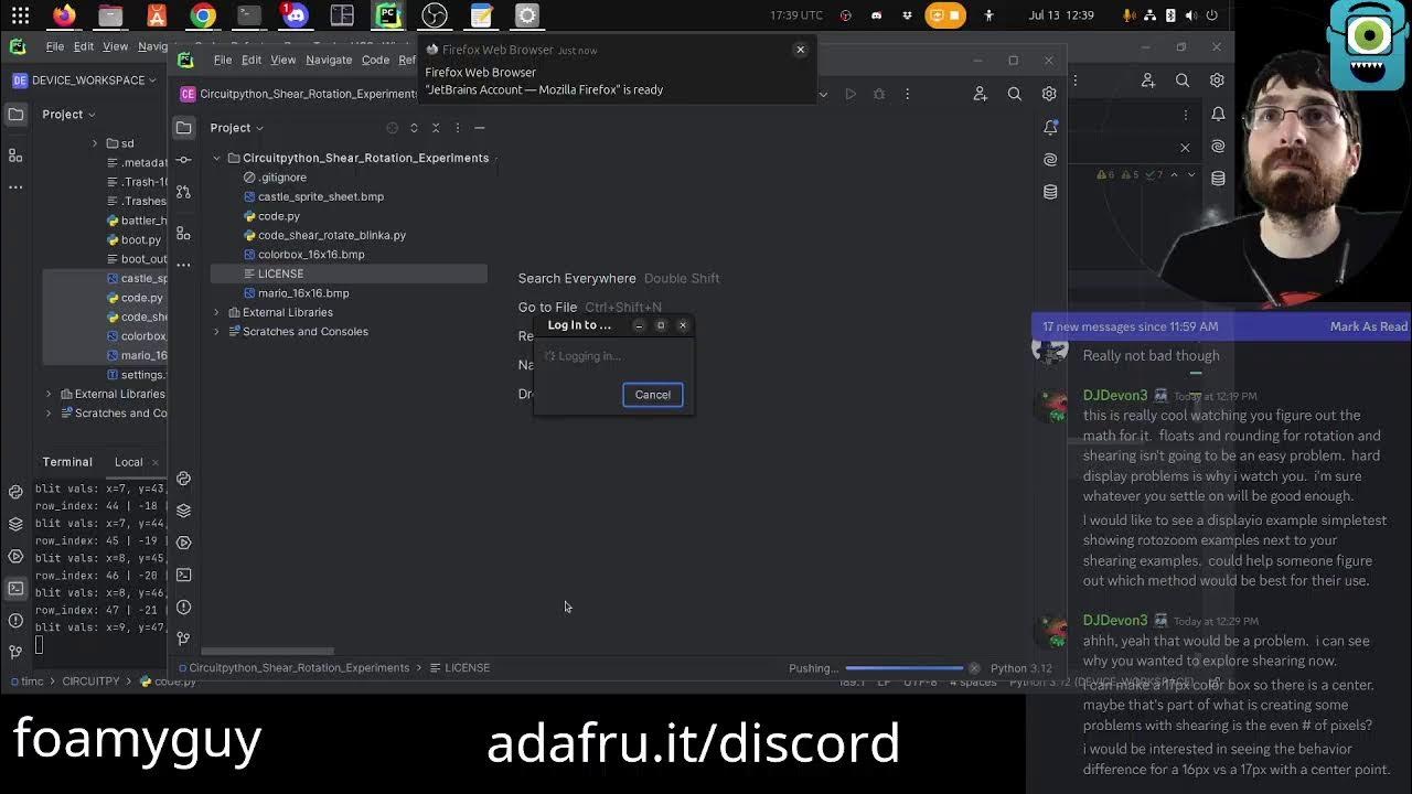 CircuitPython - Environment Setup + Bitmap Rotation - YouTube