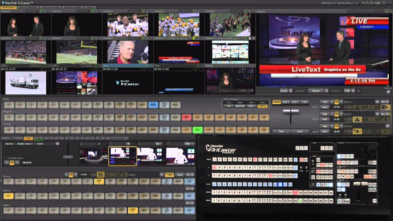 NewTek TriCaster TCXD850 Demonstration - YouTube
