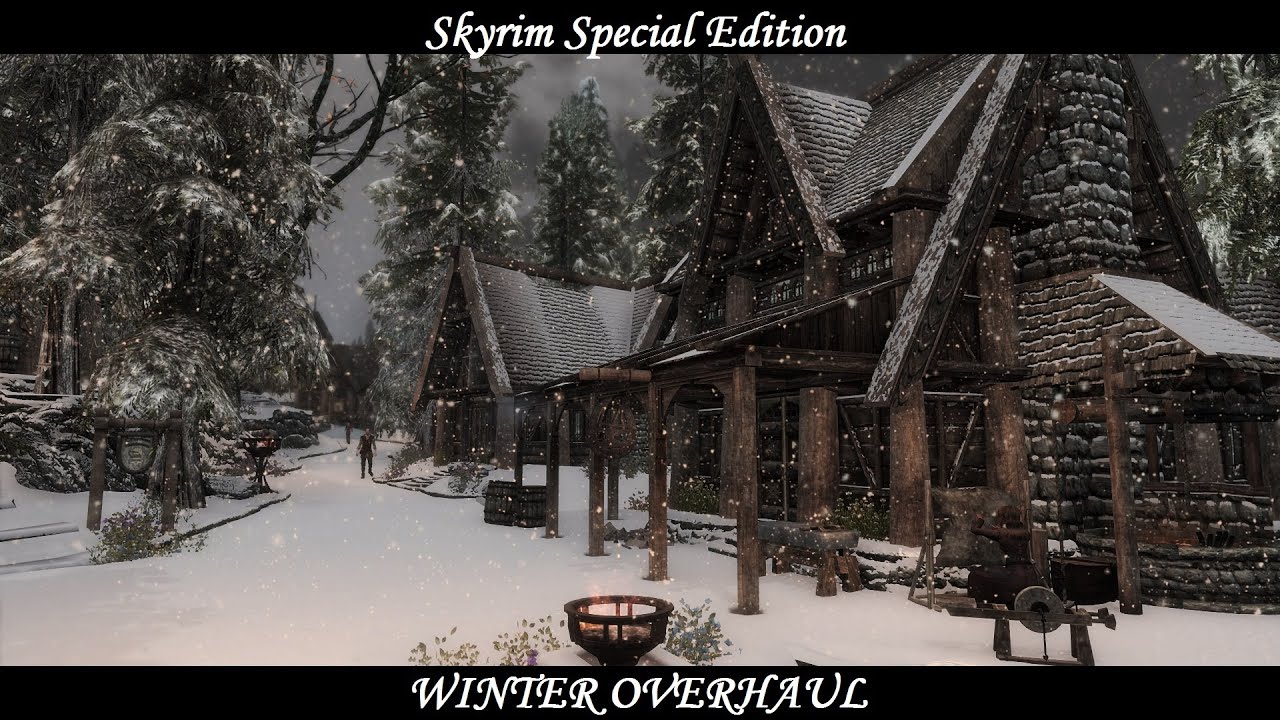 Skyrim SE - Mod: Winter Overhaul - YouTube