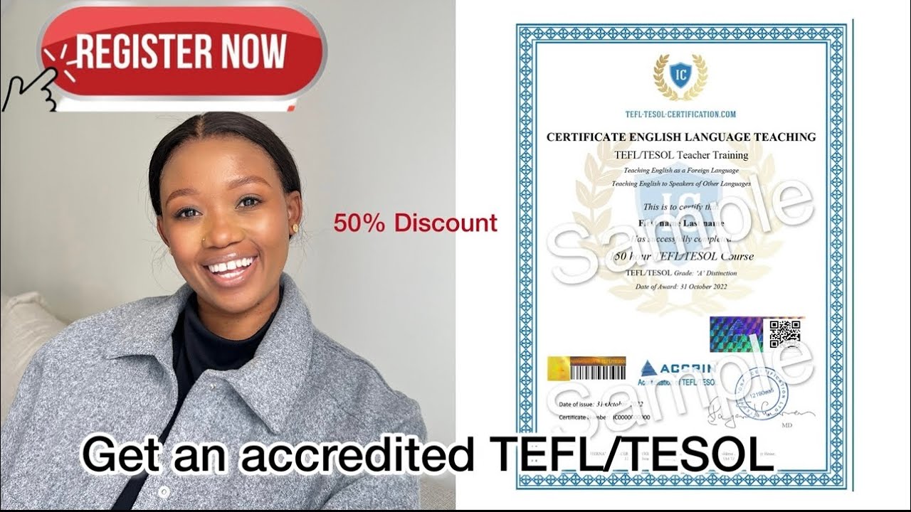 How to get an accredited TEFL/TESOL certificate, Start Your English ...