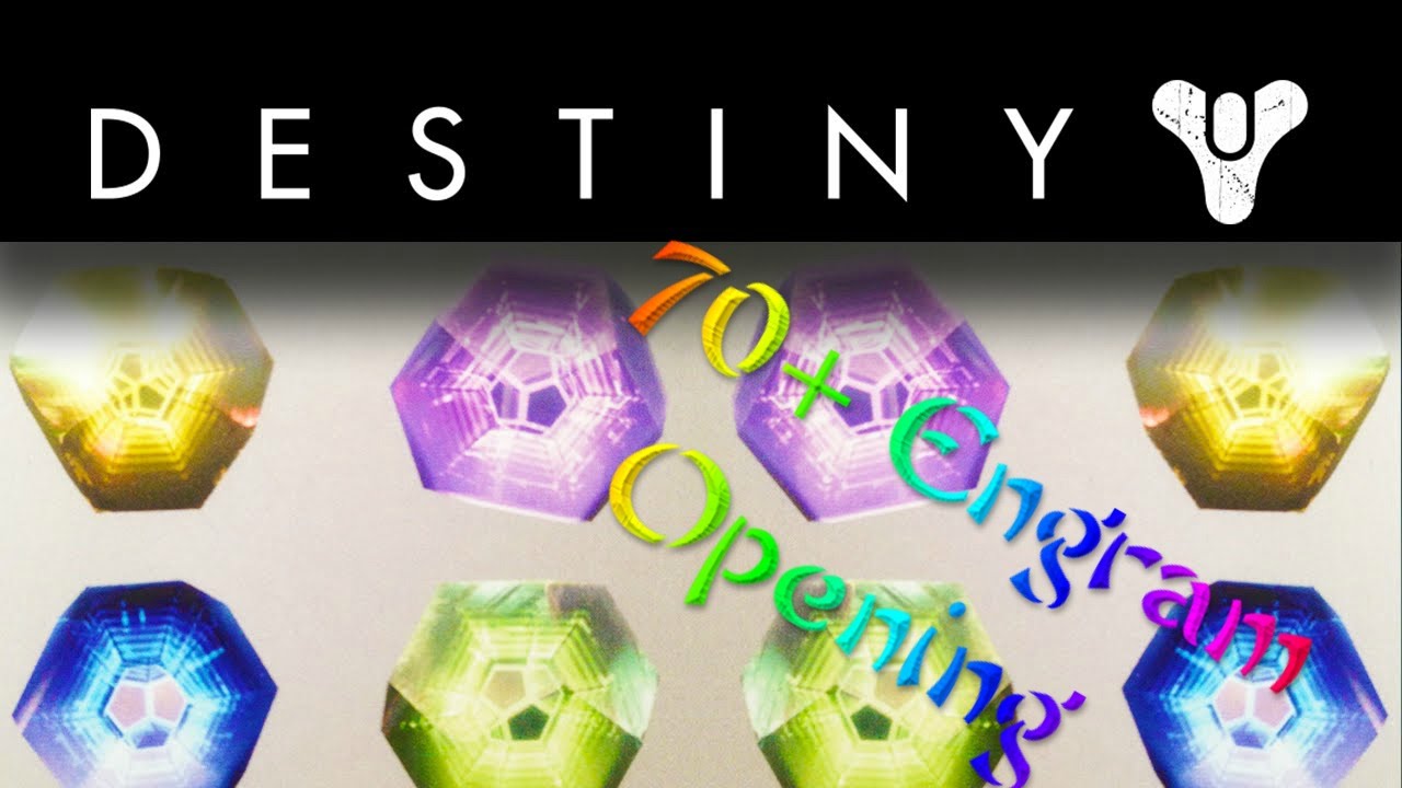 Destiny Engram Opening 70+ - YouTube