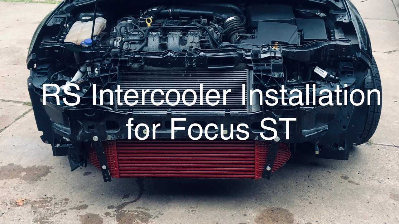 Focus RS Intercooler ST Installation - YouTube