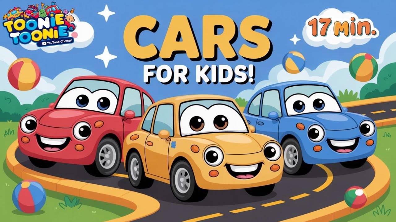 Cars for Kids | Learn Vehicle Names, Colors & Numbers for Toddlers ...