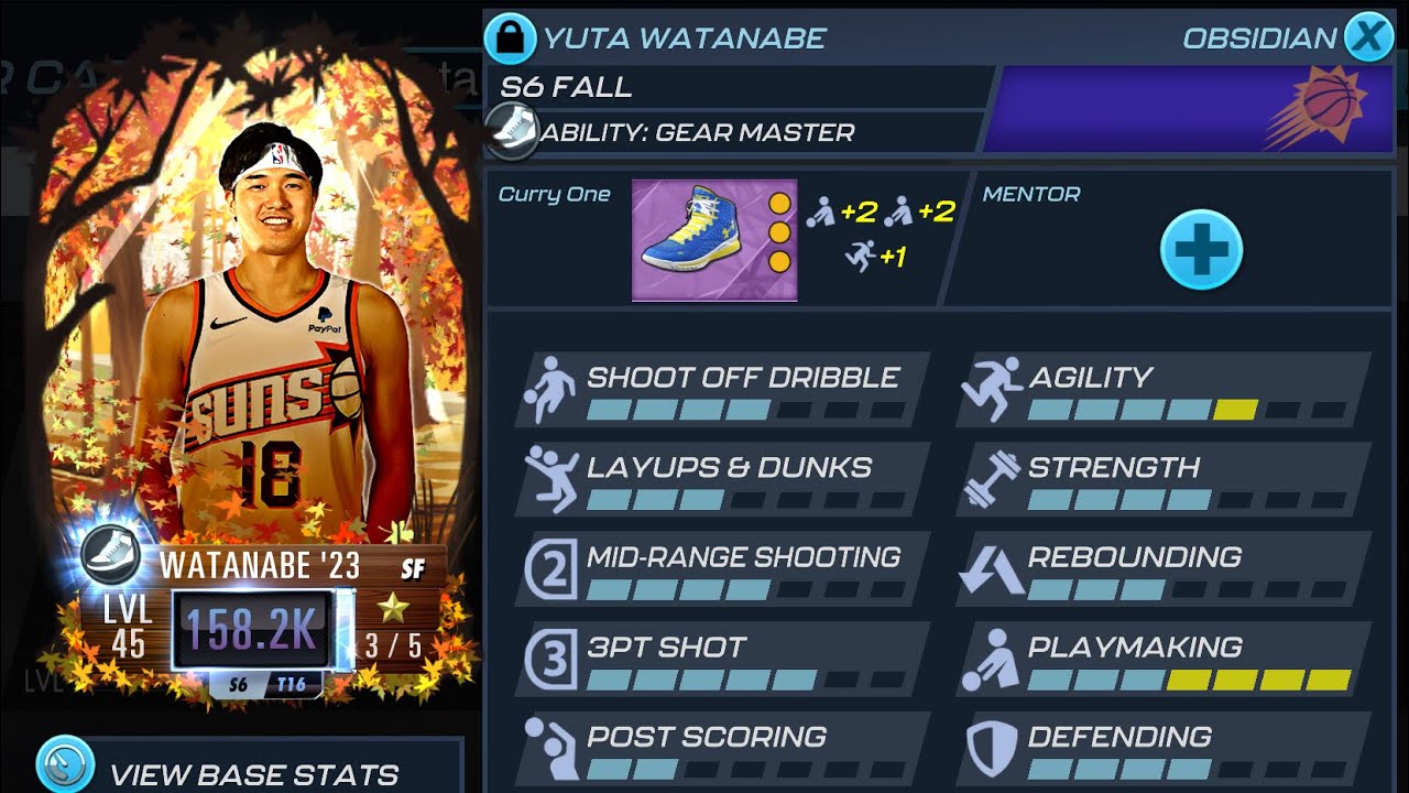 Fall Theme Yuta Watanabe Gameplay | NBA 2K Mobile - YouTube