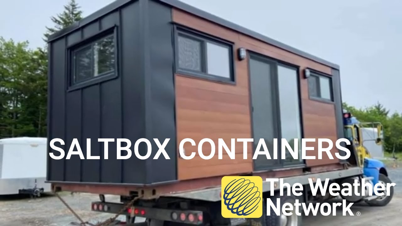 Shipping containers get repurposed into gorgeous cottages - YouTube